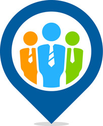People job logo icon design Royalty Free Vector Image