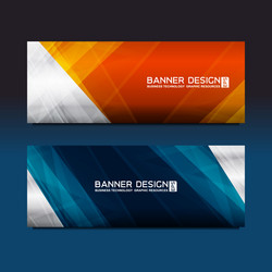 Header banner design Royalty Free Vector Image