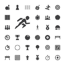 Competition icons Royalty Free Vector Image - VectorStock