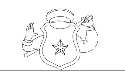 Police brutality stop protest Royalty Free Vector Image