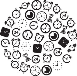 Circle Time Icon Vector Images (over 89,000)