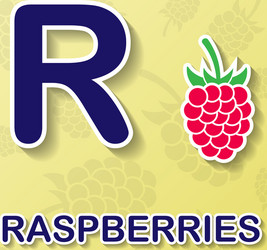 Vegetables alphabet g is for ginger Royalty Free Vector