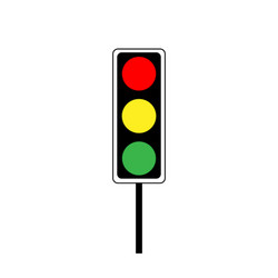 Stoplight sign Royalty Free Vector Image - VectorStock