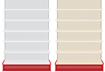 Empty Grocery Store Shelves Clip Art