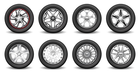 Alloy Wheel Silhouette Vector Images (over 1,000)