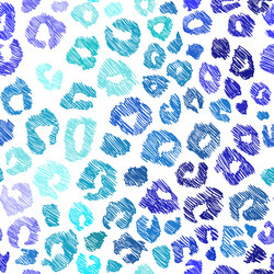 Rainbow seamless pattern of leopard skin Vector Image