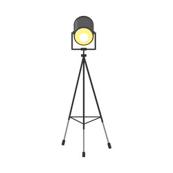 Spotlight device icon Royalty Free Vector Image
