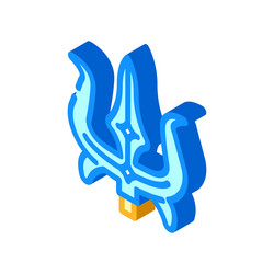Blue Trident Clipart
