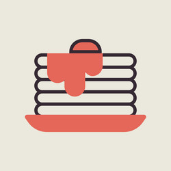 Pancakes Pancake Symbol Vector Images (over 4,000)