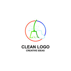 Simple clean symbol logo Royalty Free Vector Image
