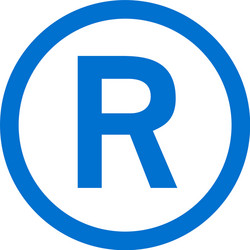 White Registered Trademark Symbol Vector Images (over 1,400)