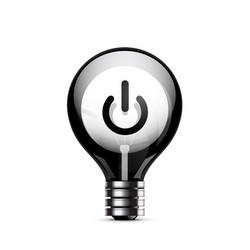 Techno futuristic start power button Royalty Free Vector