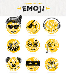 Rapper emoticon Royalty Free Vector Image - VectorStock