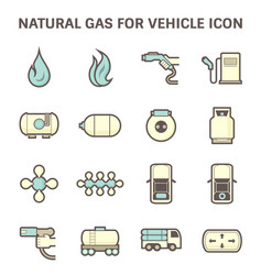 Natural gas icon Royalty Free Vector Image - VectorStock