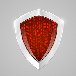 Security digital shield concept web Royalty Free Vector