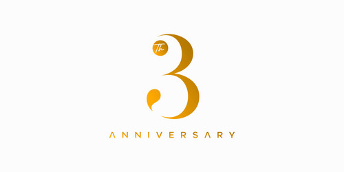 Elegant Number 15 Logo - Gold & Anniversary Vector Image