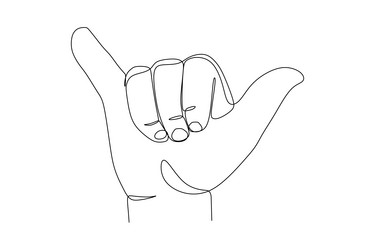 Shaka Outline Vector Images (over 140)