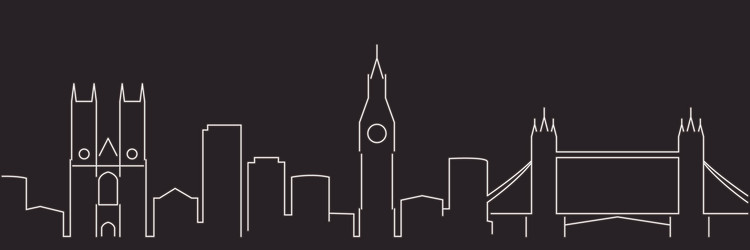 London Skyline Silhouette Vector Images (over 1,800)