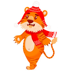 Red tiger Royalty Free Vector Image - VectorStock