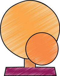 Woman back cartoon Royalty Free Vector Image - VectorStock