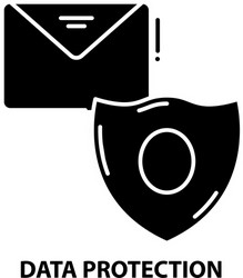 Biometric system icon black sign Royalty Free Vector Image