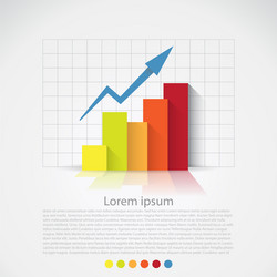 Data diagram performance point reference icon Vector Image