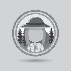 Scout Girl Frame Vector Images (61)