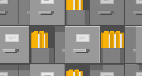 Filing cabinets Royalty Free Vector Image - VectorStock