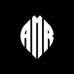 Amr logo letter design Royalty Free Vector Image