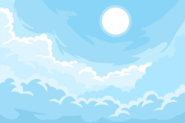 Simple sky background Royalty Free Vector Image