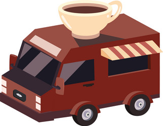 Coffee Van Vector Images (over 2,700)