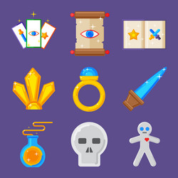 Special magic symbol magician fantasy carnival Vector Image