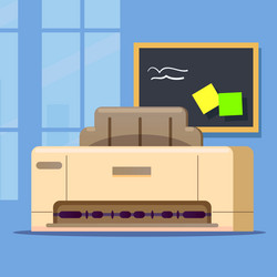 Hand drawn office printer Royalty Free Vector Image