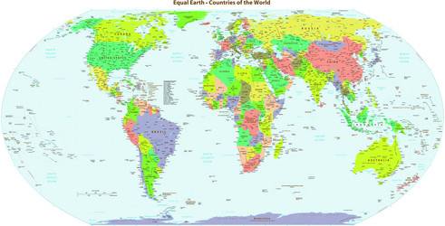 World Map With Countries And Capitals Pdf