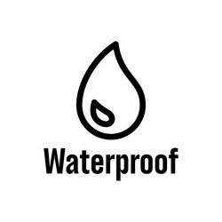 Leak proof information sign Royalty Free Vector Image