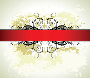 Ornate banner Royalty Free Vector Image - VectorStock