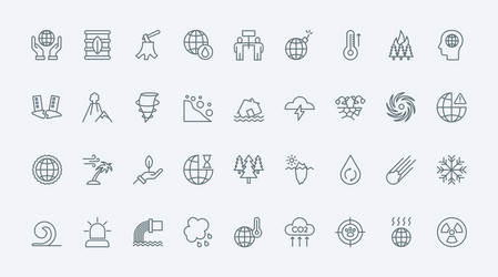 Meteorological disaster or extreme weather Vector Image