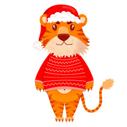 Red tiger Royalty Free Vector Image - VectorStock