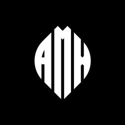 Amx triangle letter logo design Royalty Free Vector Image