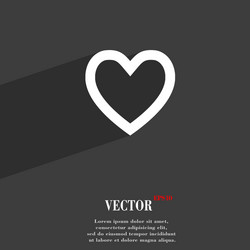 Two hearts and endless loop symbol logo infinity Vector Image
