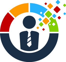 People job logo icon design Royalty Free Vector Image