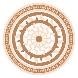 Rod symbol an ancient slavic symbol decorated Vector Image