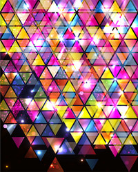 Background triangle pattern Royalty Free Vector Image
