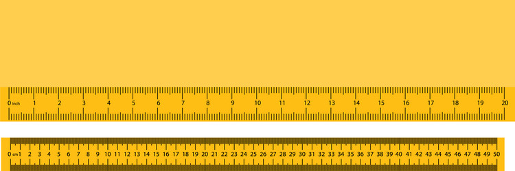 Measure tape ruler metric measurement Royalty Free Vector