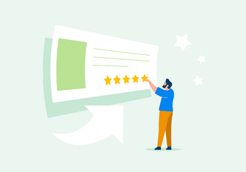 Feedback isolated concept Royalty Free Vector Image