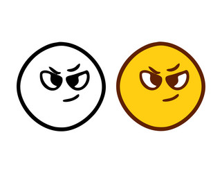 Emoji Sneaky Cartoon Vector Images (31)