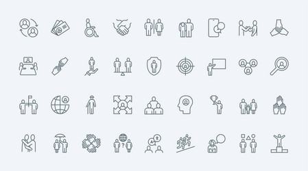 Community Line Icons Vector Images (over 490,000)