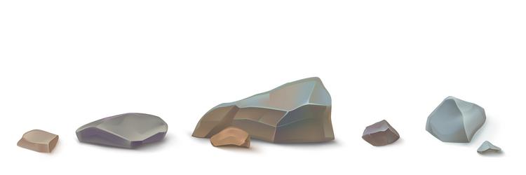 Rock stone icon Royalty Free Vector Image - VectorStock