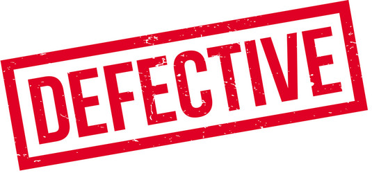 Defective rubber stamp Royalty Free Vector Image