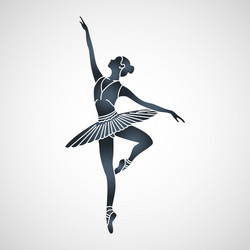 Pink ballet pointes dance studio symbol Royalty Free Vector